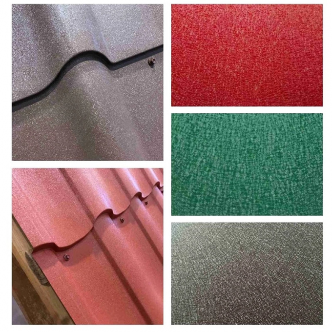 Z225 Textured Matt Prepainted Steel Pre Painted Galvanized Steel Sheet
