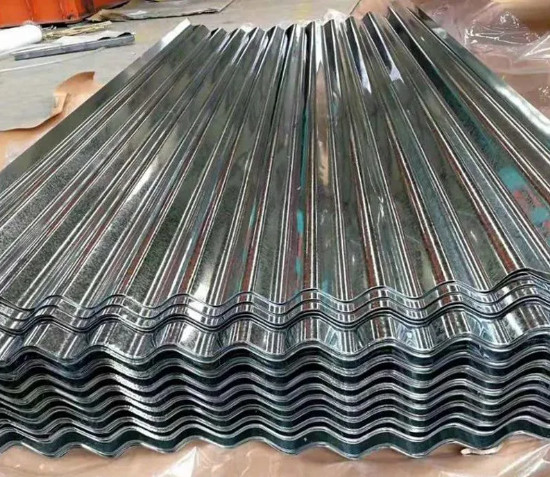 Curved 1.2mm Corrugated Steel Sheet GI Roofing Sheet For Cladding